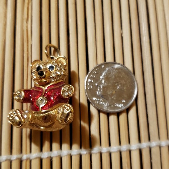 Swarovski | Accessories | Swarvoski Crystal Teddy Bear Pendant | Poshmark